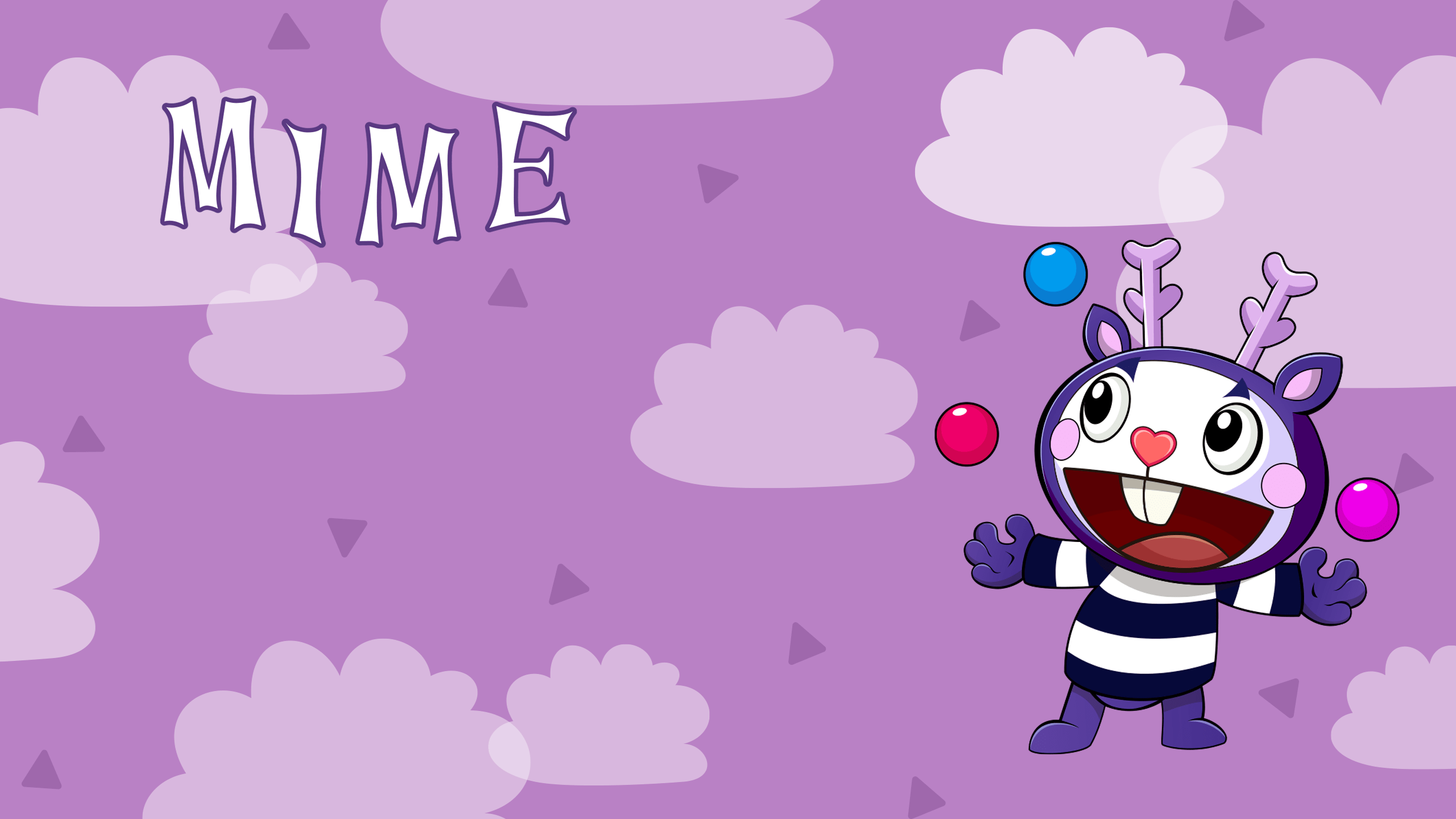 Free Wallpaper with Mime from Happy Tree Friends