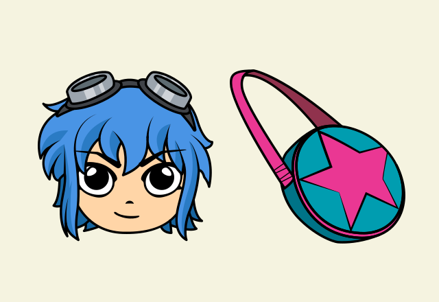 Ramona Flowers custom cursor for Chrome