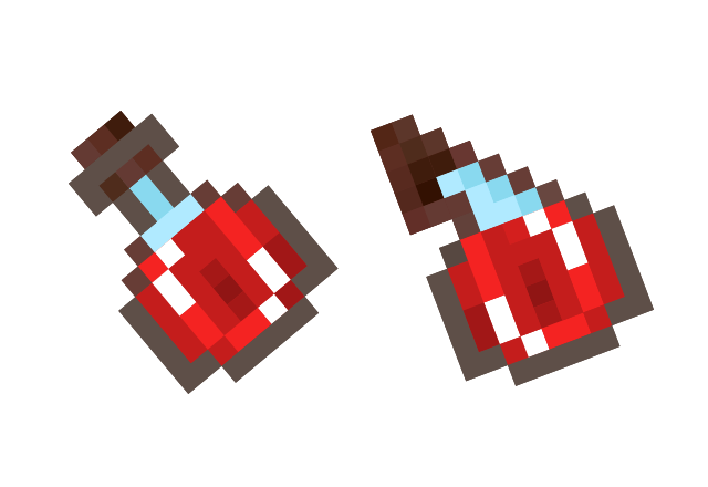 Custom Cursor Strength Potion from Minecraft