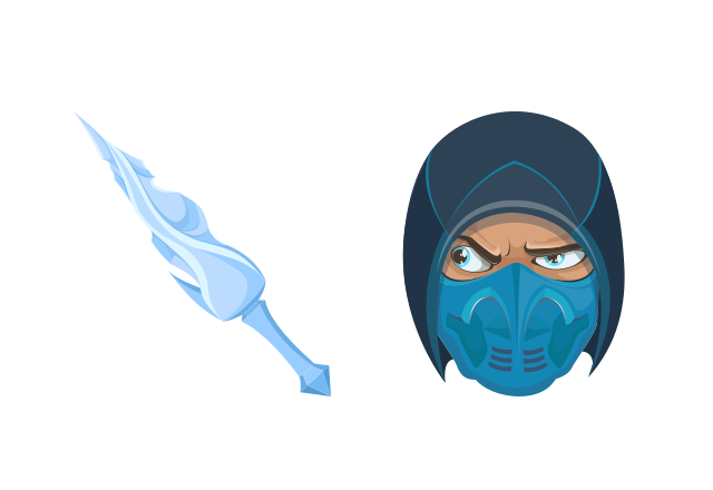 Mortal Kombat Sub-Zero Cute Cursor