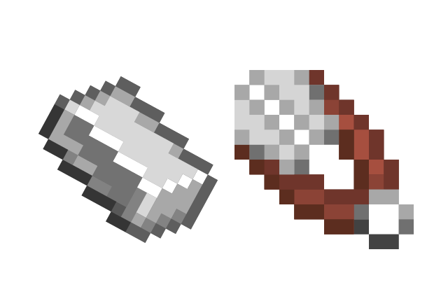 Iron Ingot and Shears custom cursor for Chrome