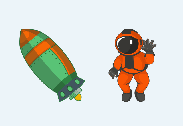 Curious Astronaut Cute Cursor
