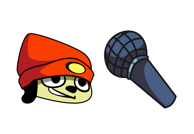 FNF PaRappa the Rapper custom cursor for Chrome