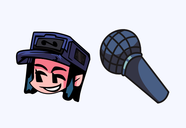 FNF Cassette Girl custom cursor for Chrome