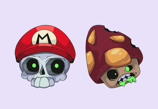 Mario Skull cursor - Custom cursor for Chrome