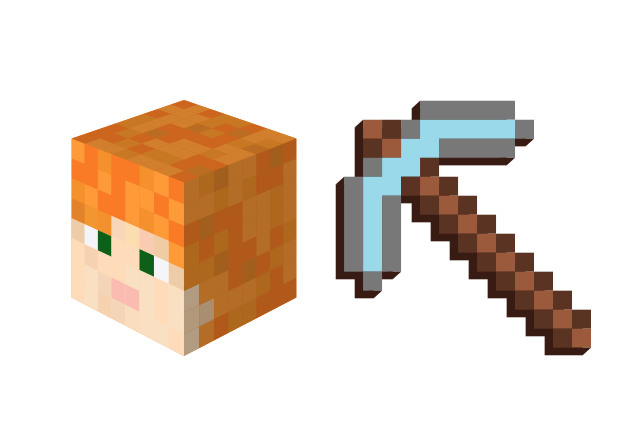 Alex Minecraft cursor - Custom cursor for Chrome