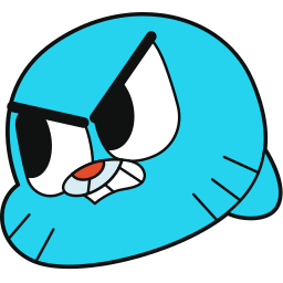Angry Gumball Watterson cursor - Custom cursor for Chrome
