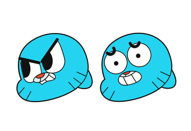 Angry Gumball Watterson cursor - Custom cursor for Chrome