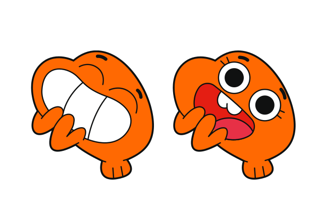 Happy Darwin Watterson cursor - Custom cursor for Chrome