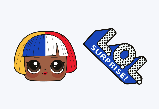 Shapes L.O.L Doll cursor - Custom cursor for Chrome