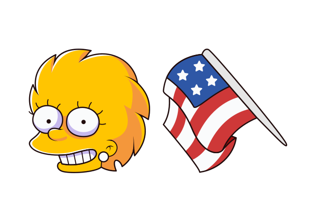 Lisa Simpson POTUS cursor - Custom cursor for Chrome