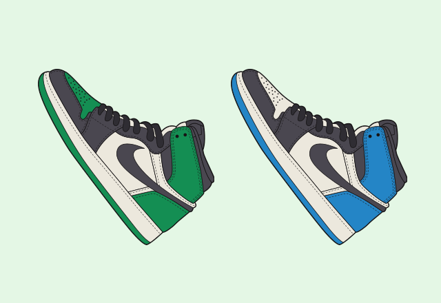 Nike Air Jordan 1 Retro High Pine Green cursor - Custom cursor for Chrome
