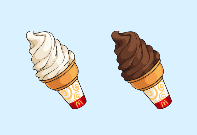 Vanilla Ice Cream Cone cursor - Custom cursor for Chrome