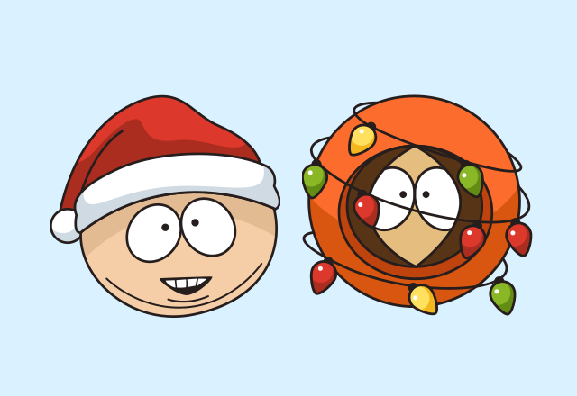 Christmas Kenny and Eric custom cursor for Chrome