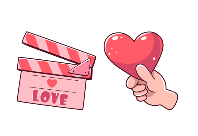 Love Movie custom cursor for Chrome