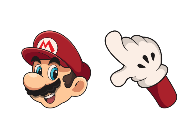 Super Mario custom cursor for Chrome