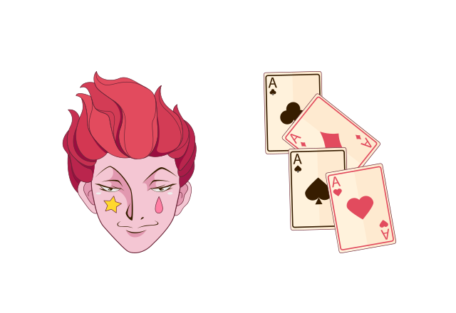 Cute Custom Cursor Hisoka Morow from Hunter × Hunter