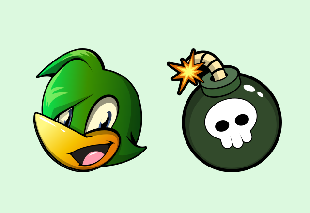 Custom Cursor Cute Bean the Dynamite