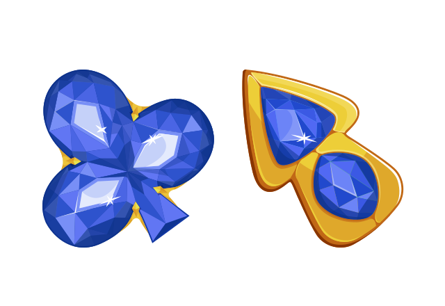 Custom Cursor The Blue Diamond